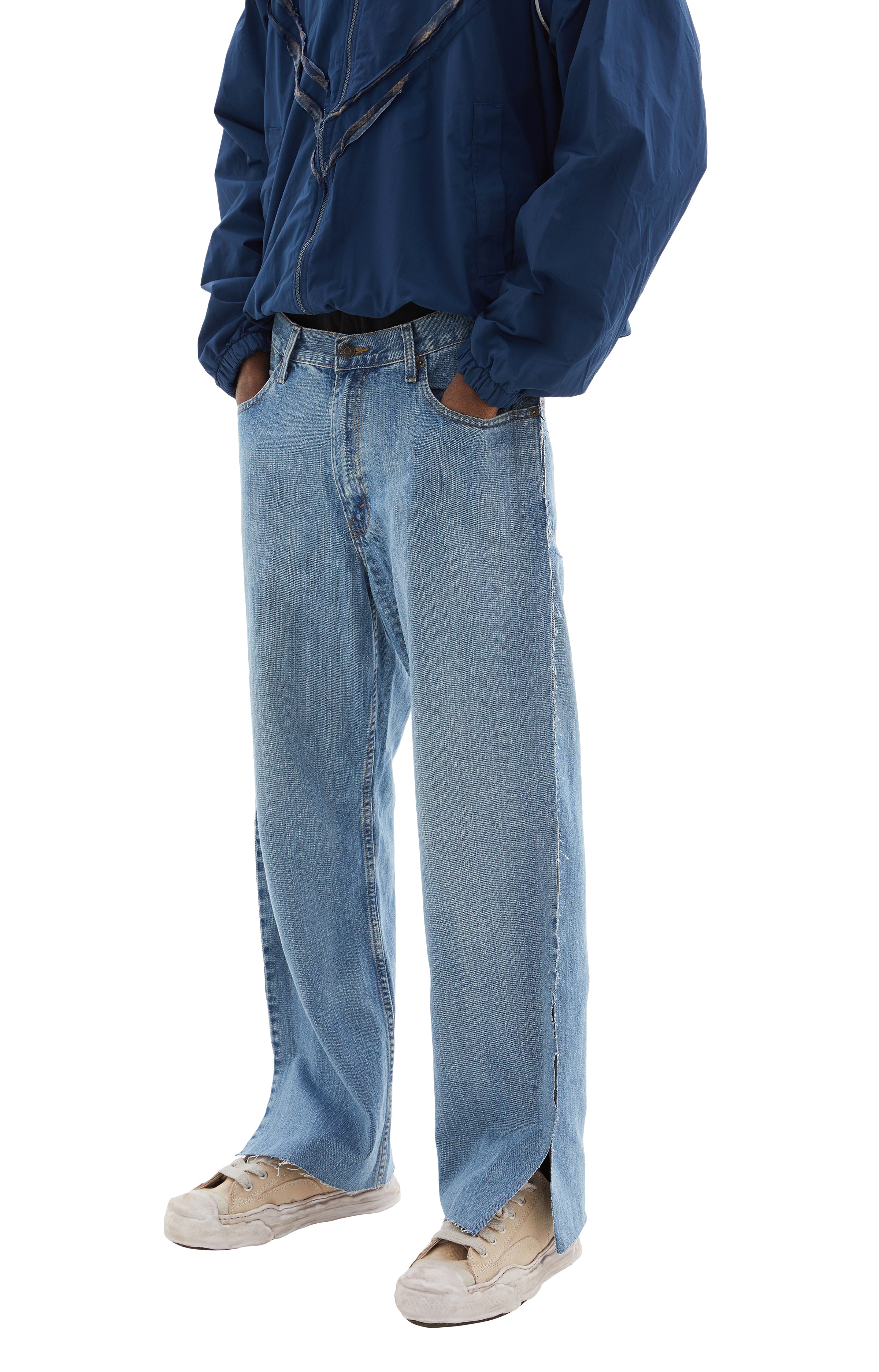 Buy PROTOTYPES men outline vintage denim jeans for $315 online on SV77 ...