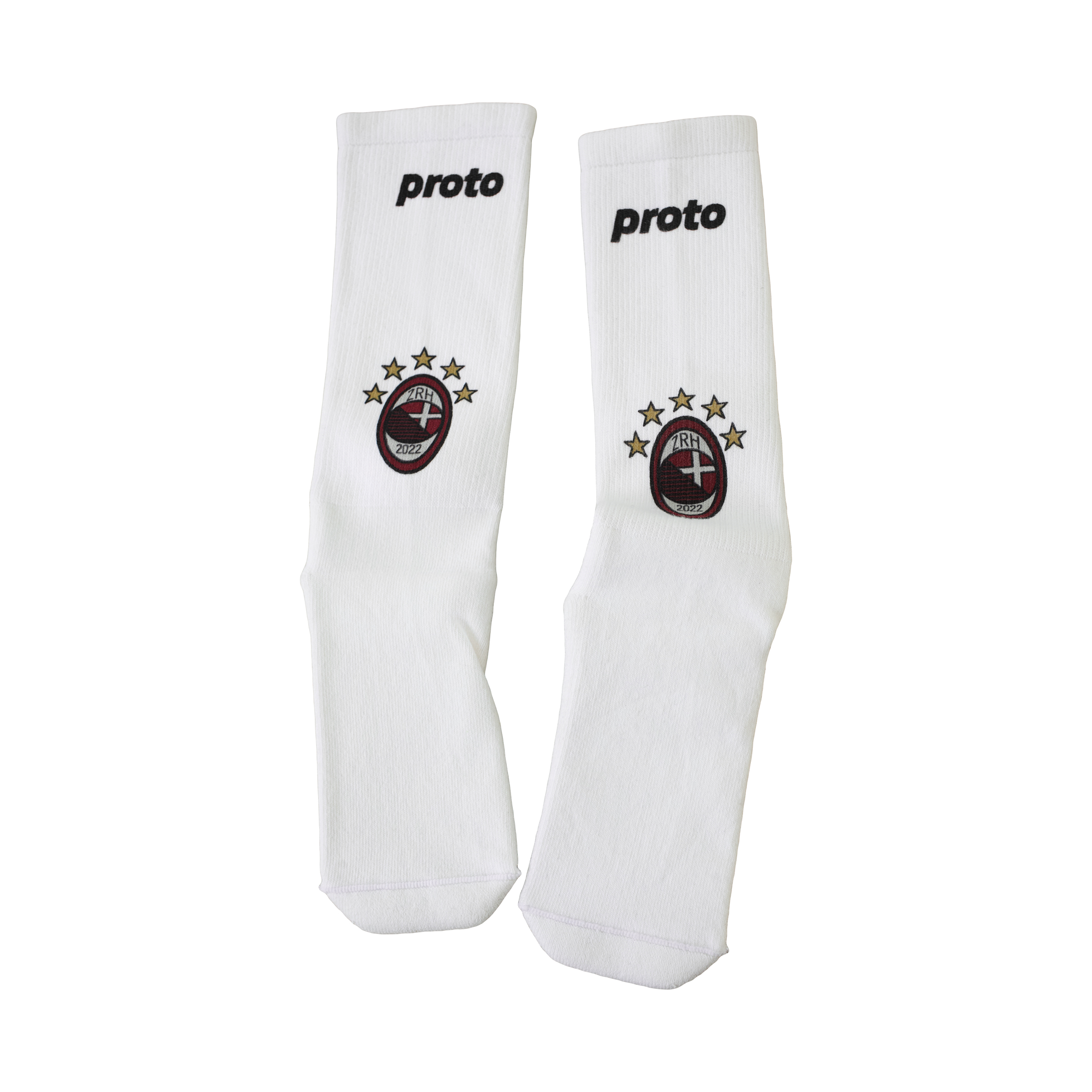 Buy PROTOTYPES men white logo socks for $110 online on SV77 ...