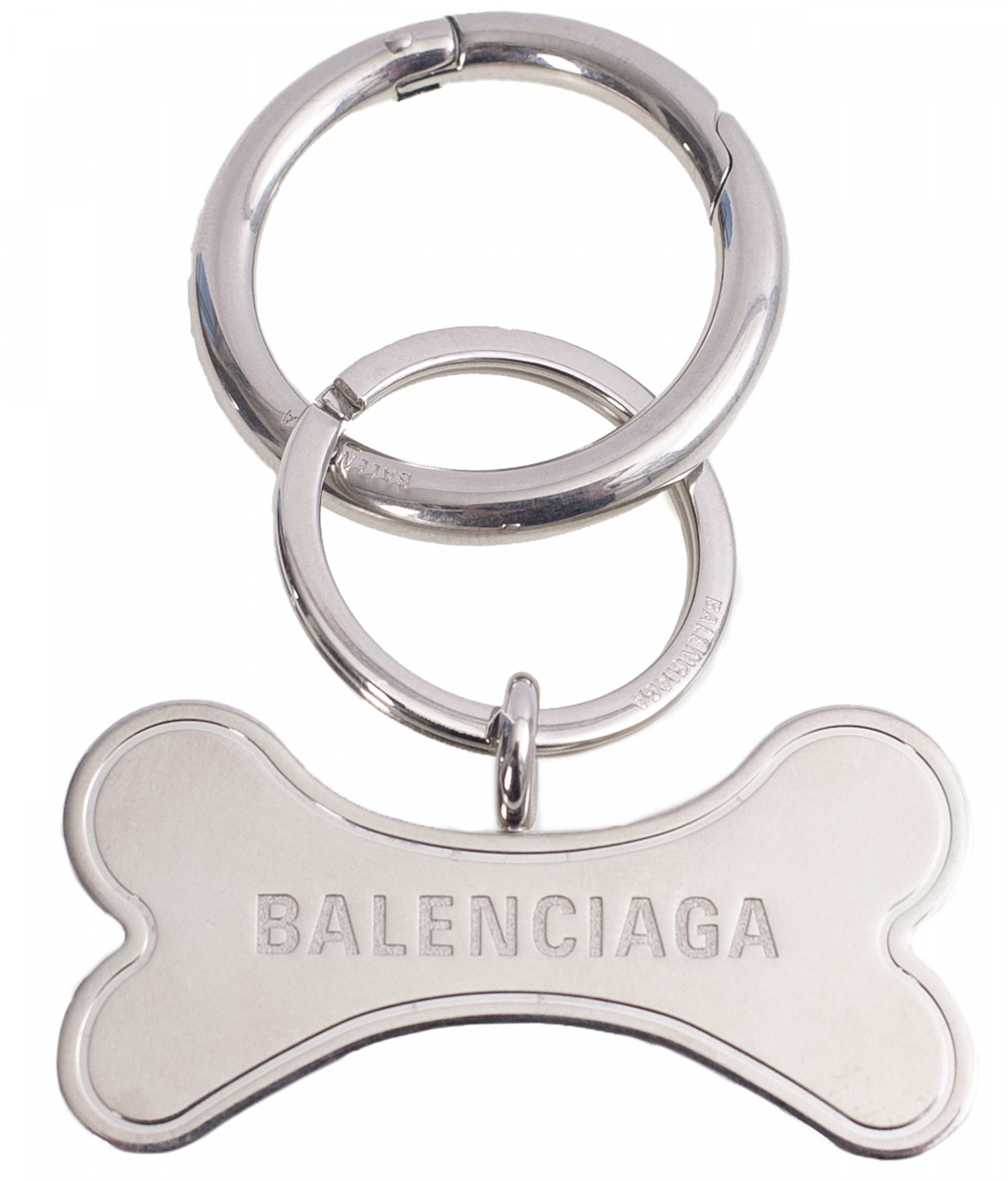 Buy Balenciaga women silver keychain with charm for $440 online on SV77 ...