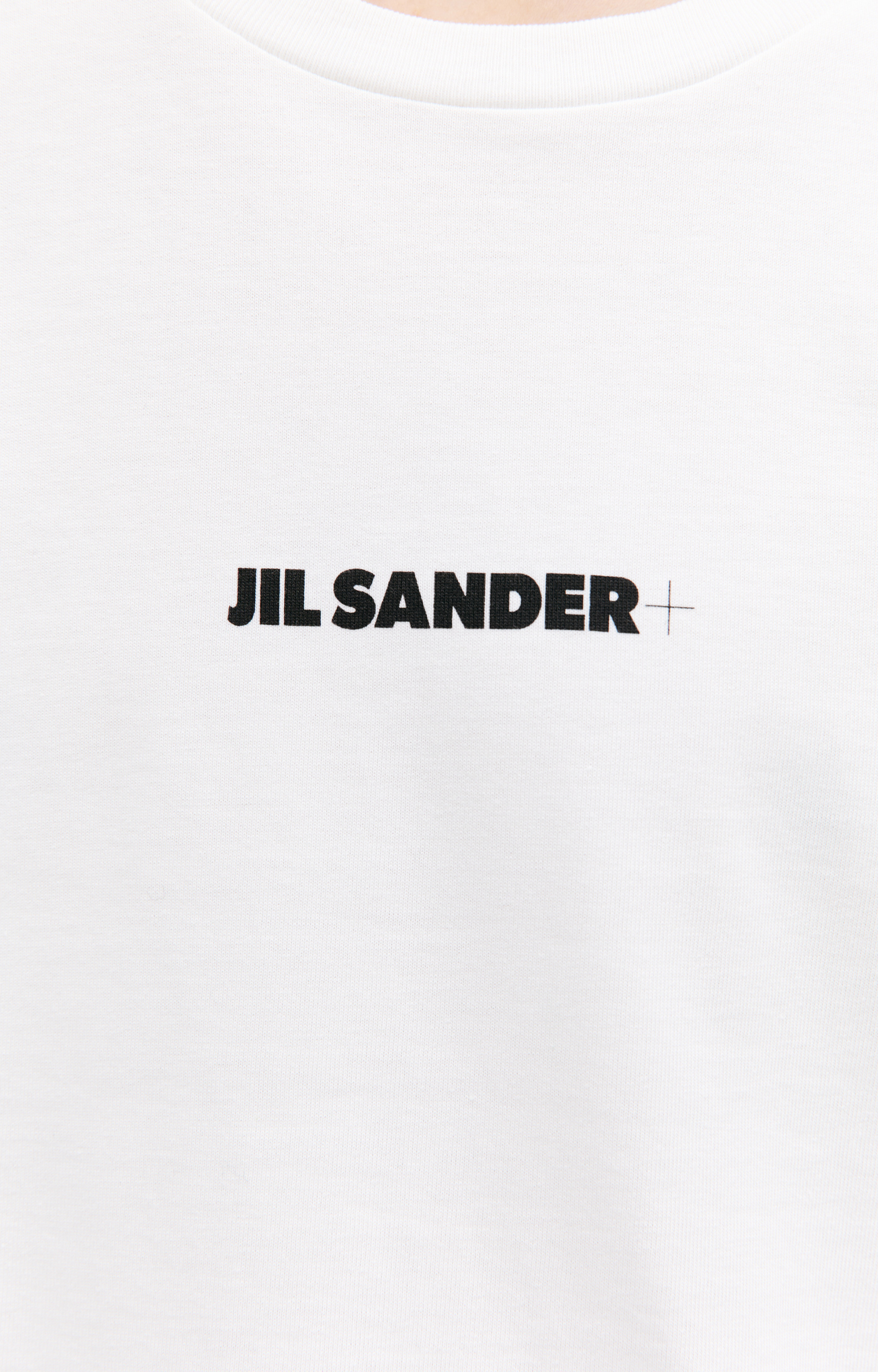 Buy Jil Sander men white logo printed longsleeve for $450 online on ...